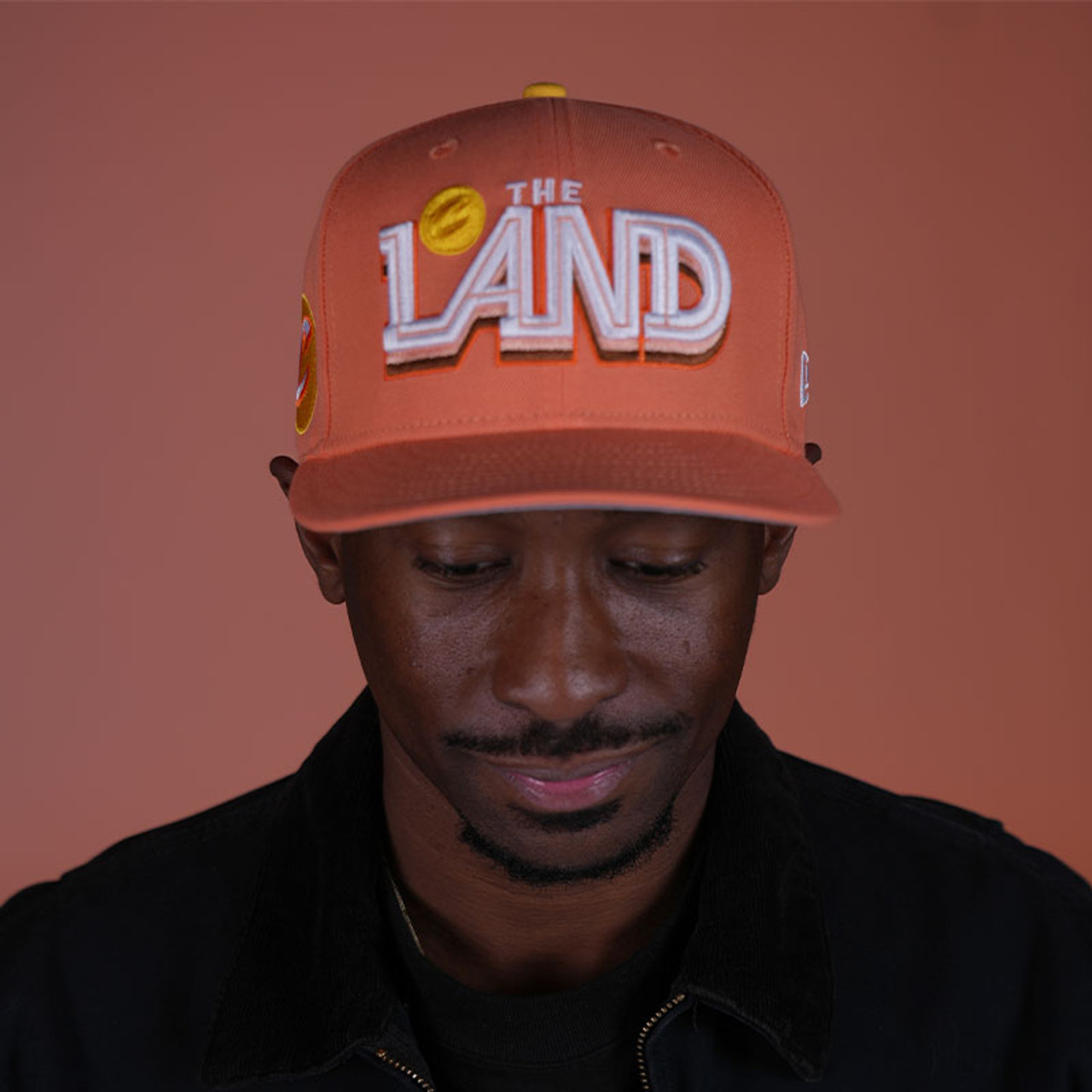 Orange The Land Fitted Hat - Center Court